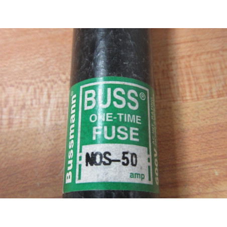 Buss NOS-50 Bussmann Fuse Cross Ref 4XH12 (Pack of 3) - New No Box