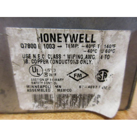 Honeywell Q7800-B-1003 Universal Wiring Subbase-Burner Mount Q7800B1003 ...