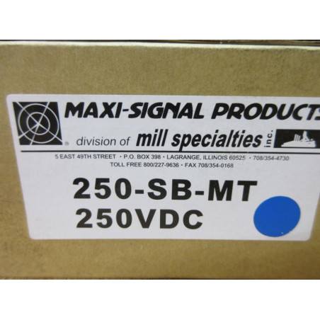 Maxi-Signal 250-SB-MT-B Overhead Status Light 250-SB-MT