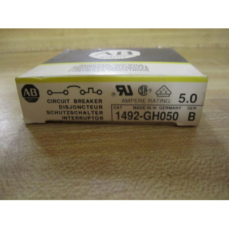 Allen Bradley 1492-GH050 5A Circuit Breaker 1492GH050