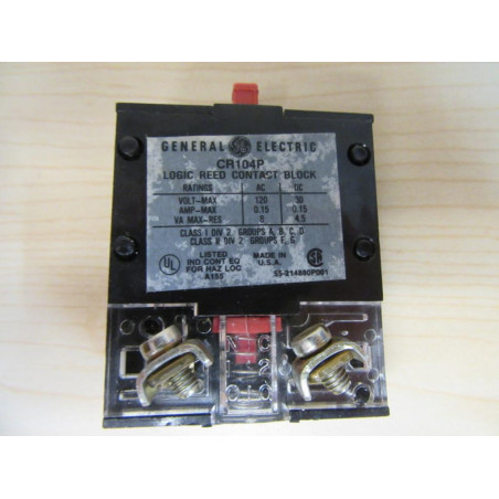 General Electric CR104P-XC01R Contact Block GE CR104PXC01R - Used