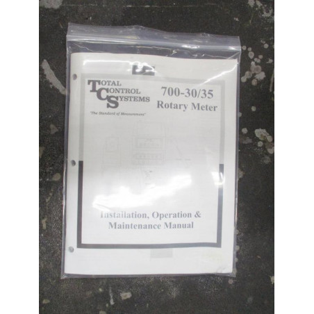 Total Control Systems 700-30SP4AG TCS Rotary Meter Assy. - New No Box