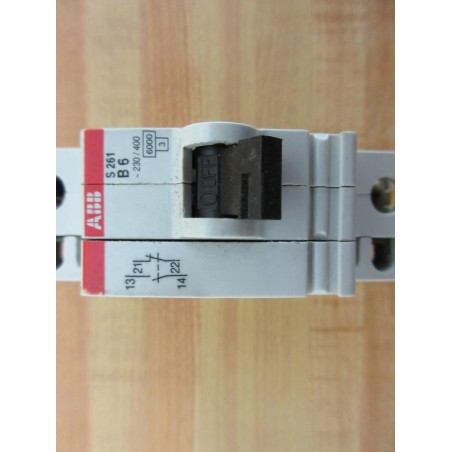ABB S 261 B 6 Circuit Breaker S261B6 - New No Box