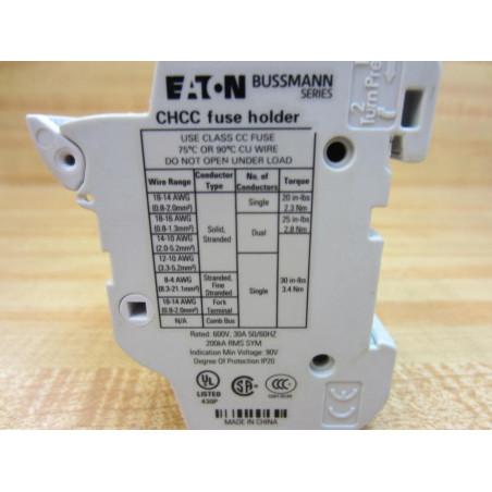 Eaton CHCC Fuse Holder 3 Pole - Used