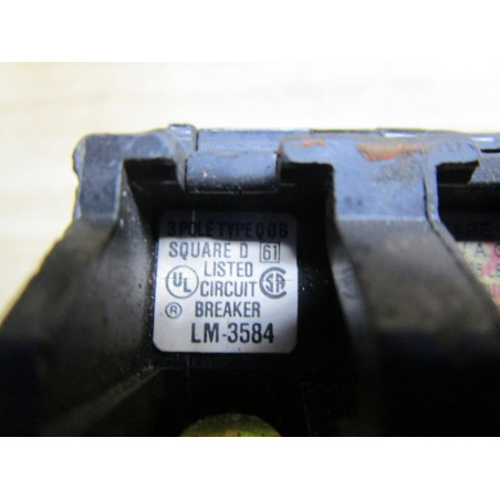 Square D LM-4197 Circuit Breaker LM-3584 20A 3 Pole - Used