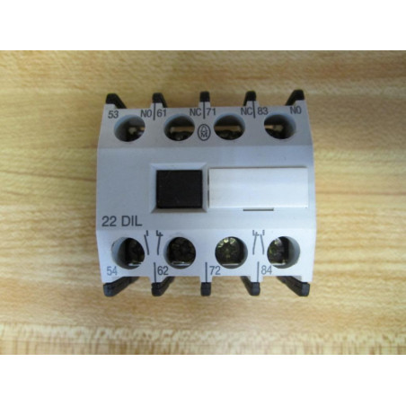 Moeller 22 DIL Auxiliary Contact 22DIL - New No Box