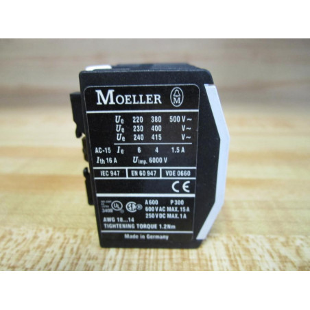 Moeller 22 DIL Auxiliary Contact 22DIL - New No Box