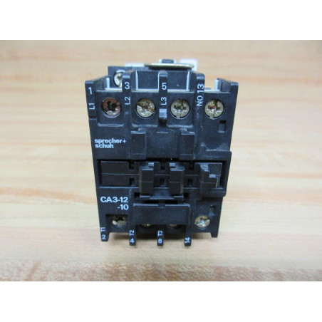 Sprecher + Schuh CA3-12-10-24 VDC Contactor CA3-12-1024-NO - New No Box
