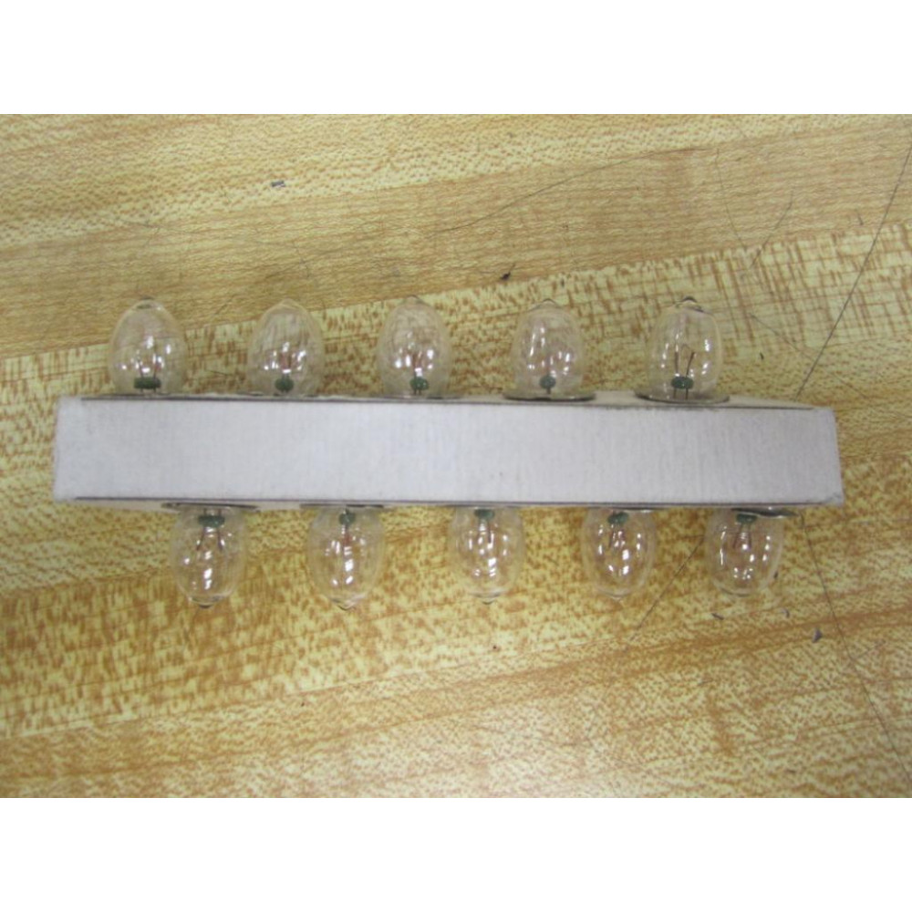 GE General Electric PR3 Miniature Lamps Light Bulbs (Pack of 10)