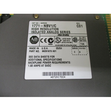 Allen Bradley 1771-NBV1 Analog Module 1771NBV1 - Used