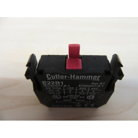 Cutler Hammer E22B1 Contact Block - Used