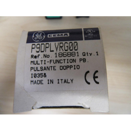 General Electric P9DPVRG00 Multi Function Push Button