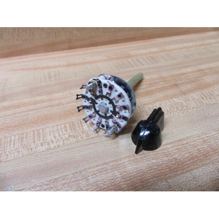 Centralab PA-2002 Shorting Steatite PA2002 2 Poles 6 Pos.