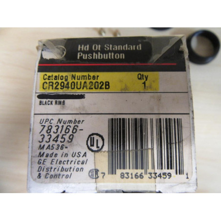 General Electric CR2940UA202B Push Button Switch
