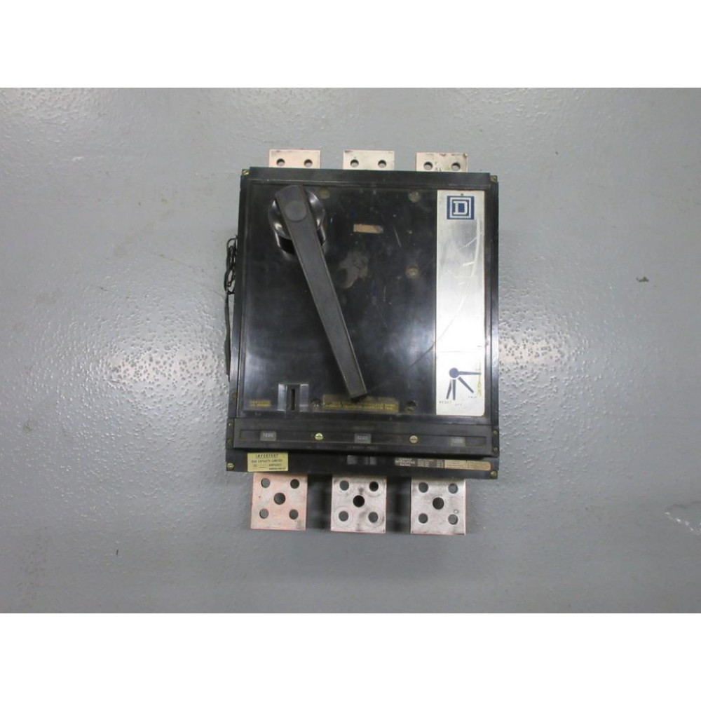 Square D PAF-361200-1021 1200A Circuit Breaker PAF3612001021 - Used