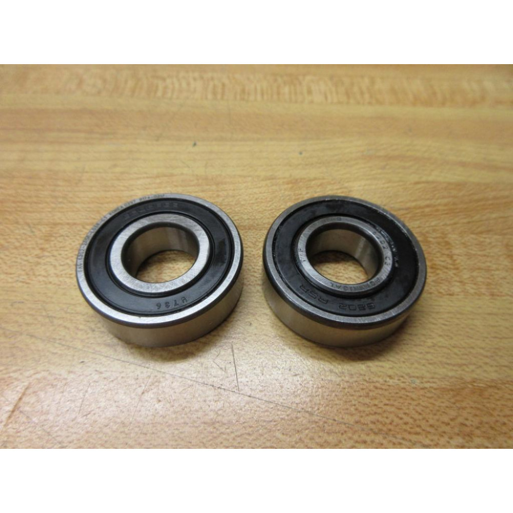 FAG 6202RSR Ball Bearing (Pack of 2) - New No Box