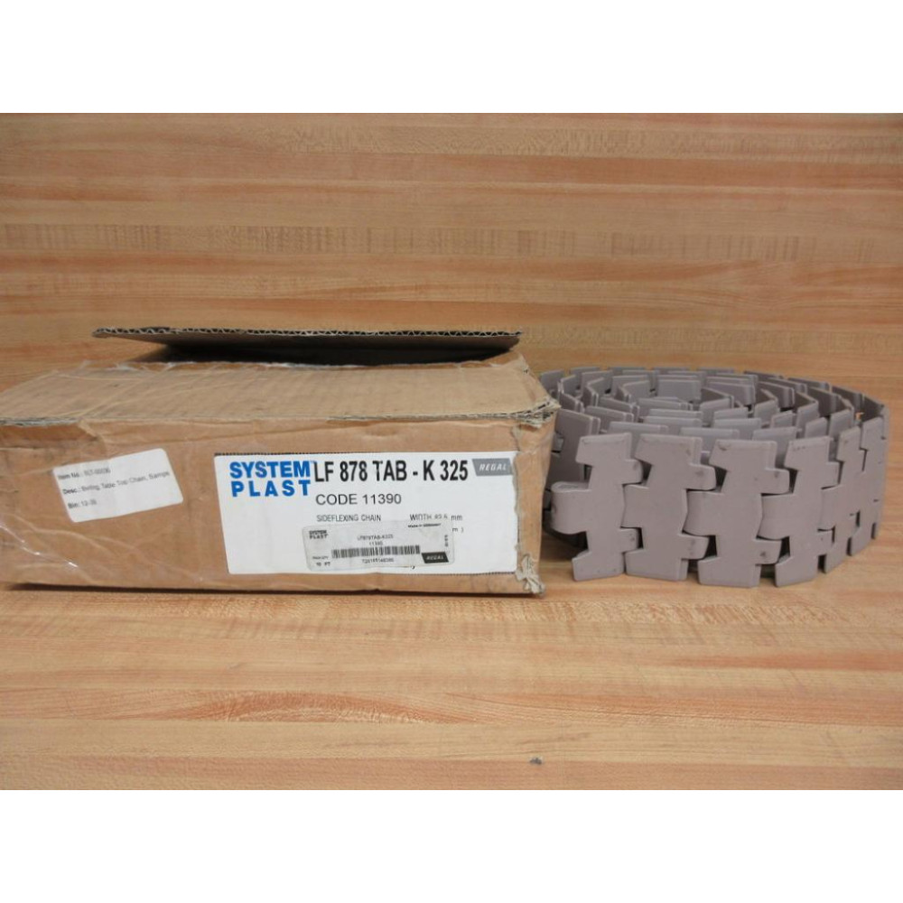 System Plast LF 878 TAB-K325 Sideflexing Chain LF878TABK325