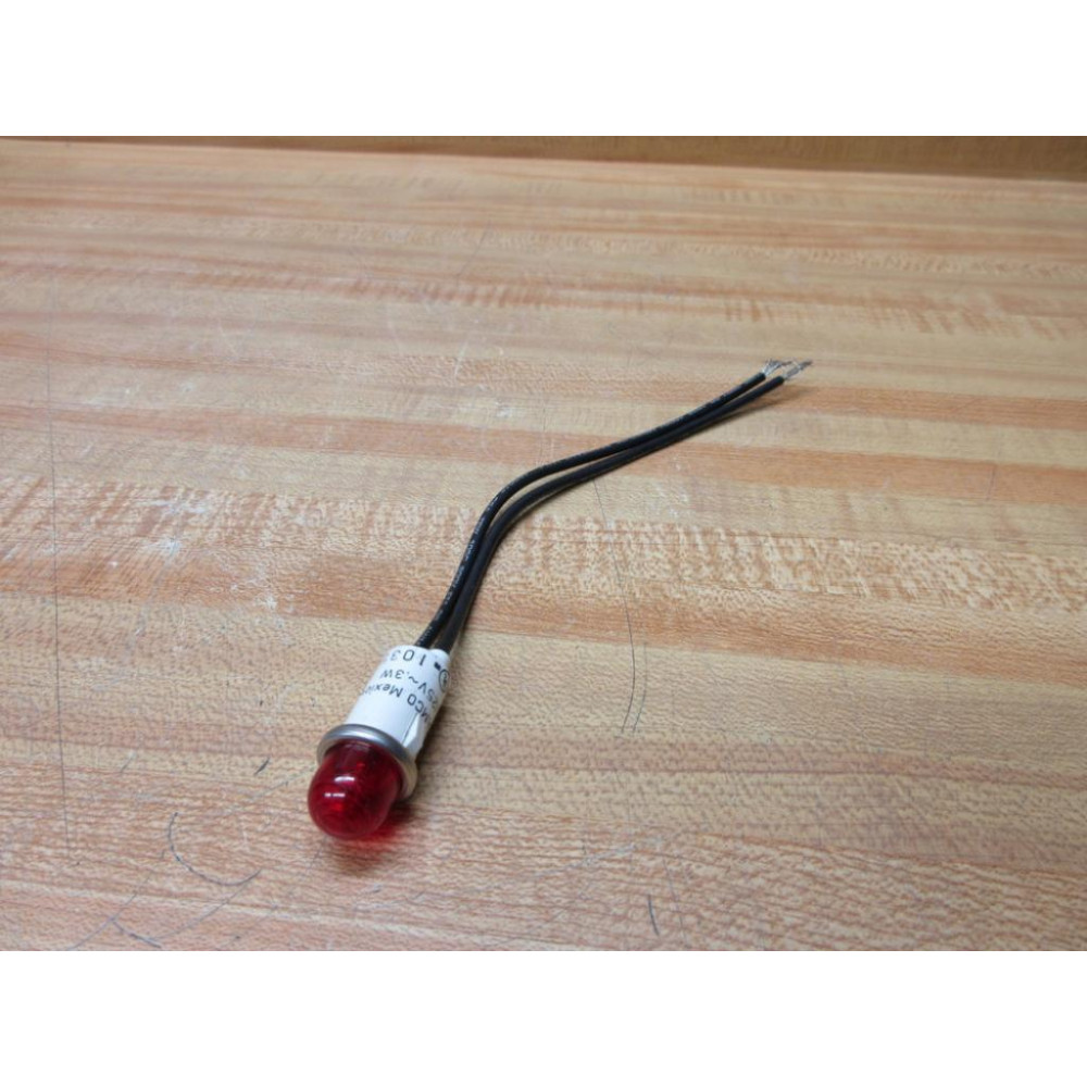 Wamco WL-1050A1 Neon Indicator Red 1035 - New No Box
