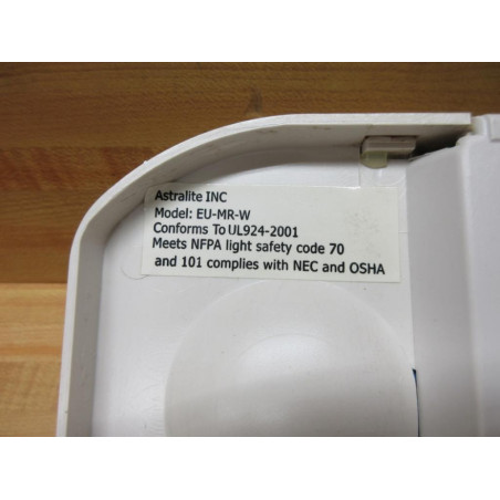 Astralite EU-MR-W Emergency Lighting Fixture