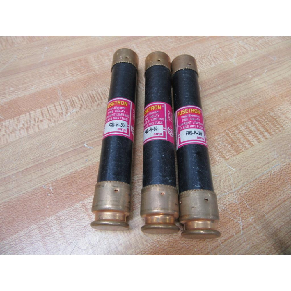 Buss FRS-R-30 Bussmann Fuse Cross Ref 1A706 (Pack of 3) - New No Box
