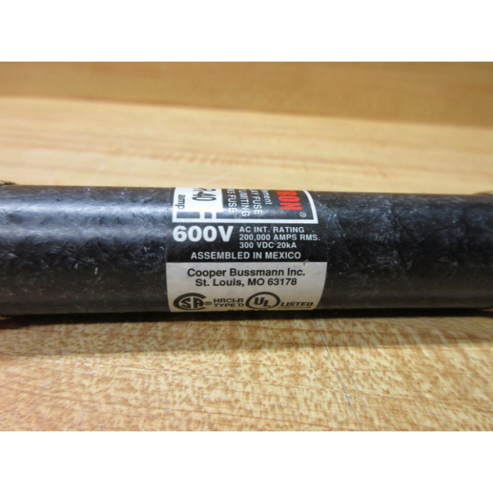 Buss FRS-R-40 Bussmann Fuse Cross Ref 4A464 Old Stock (Pack of 5) - New ...