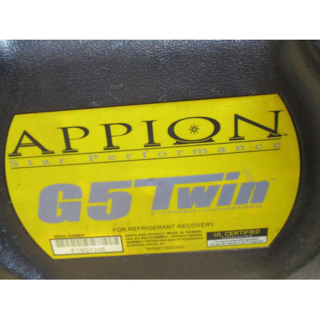 Appion G5TWIN Refrigerant Recovery Machine - Used