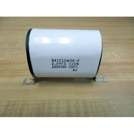 CDET 941C10W2K-F Capacitor 2.0MFD ±10% 1000VDC - Used