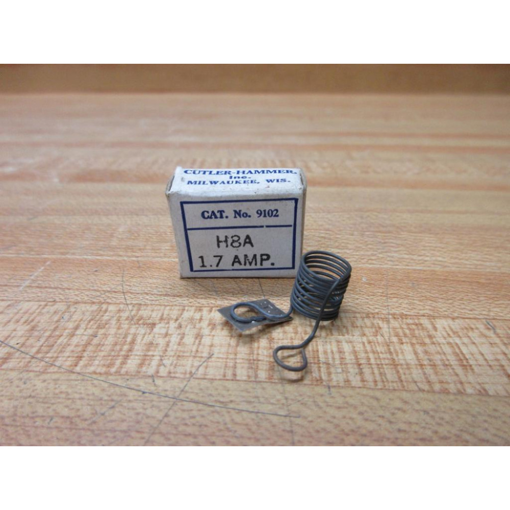 Cutler Hammer 9102-H8A Eaton Heater Element H8A