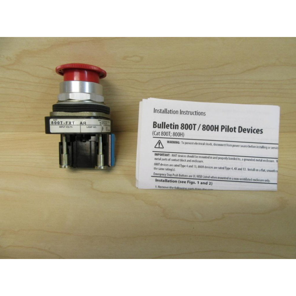 Allen Bradley 800T-FXT6AR Push Pull Switch - New No Box