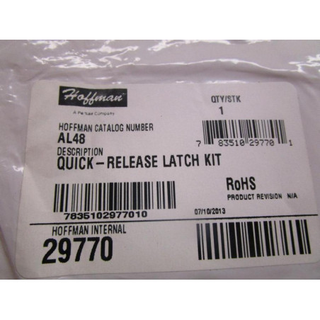 Hoffman AL48 Quick Release Latch Kit