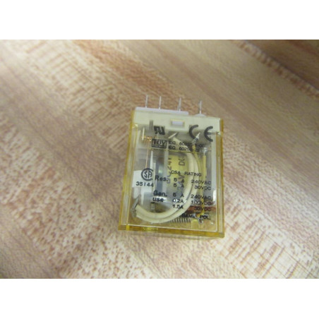 IDEC RY4S-ULC-DC24V Relay RY4S-ULC-24V DC 24VDC WO Clip - New No Box