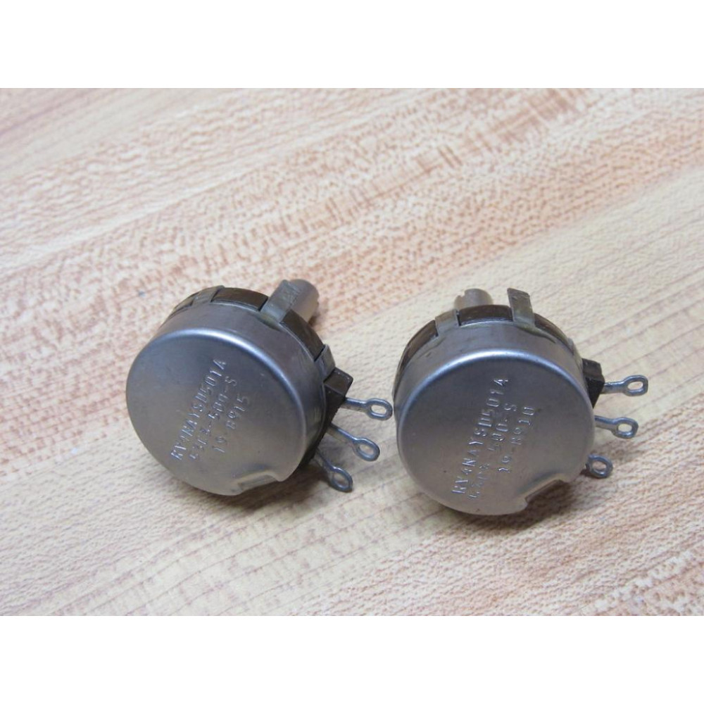 Clarostat RV4NAYSD501A Potentiometer 53C3-500-S WO Nut (Pack of 2 ...