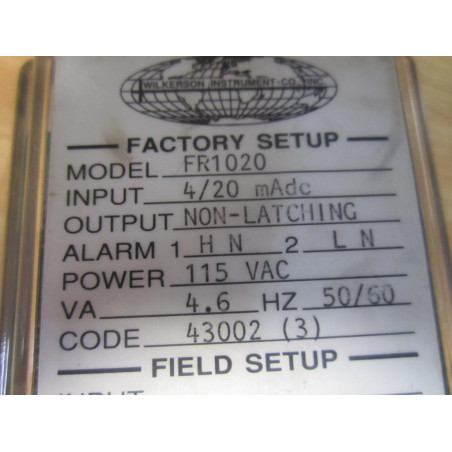 Wilkerson FR1020 Mighty Module Relay - New No Box