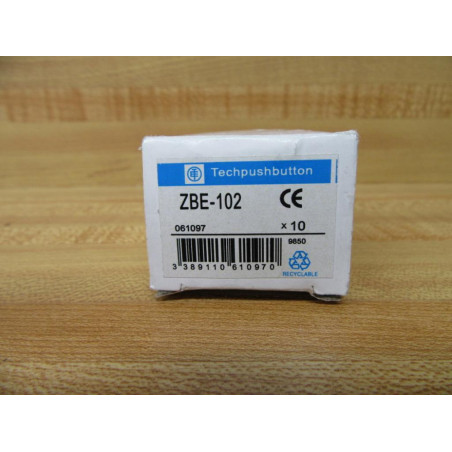Telemecanique ZBE-102 Block ZBE102 35564 Schneider (Pack of 10)