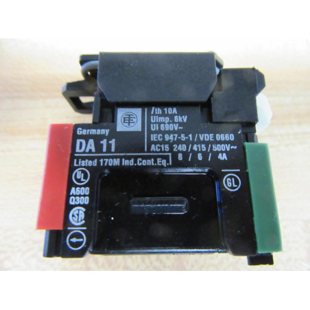 Schneider 9001-DA11 Square D Contact Block wGuards - New No Box