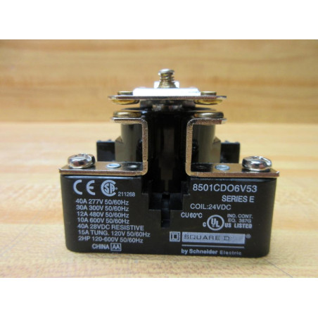 Square D 8501CD06V53 Schneider Electric Power Relay Series E