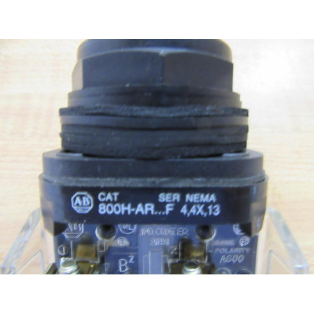 Allen Bradley 800H-AR1 Push Button W800T-XA1 Contact Block