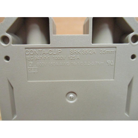 Conta-Clip 17140.2 Terminal Block SRK352A (Pack of 6) - Used