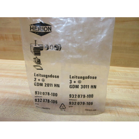 Hirschmann GDM 3011 HN Herion Cable Socket 932079-100