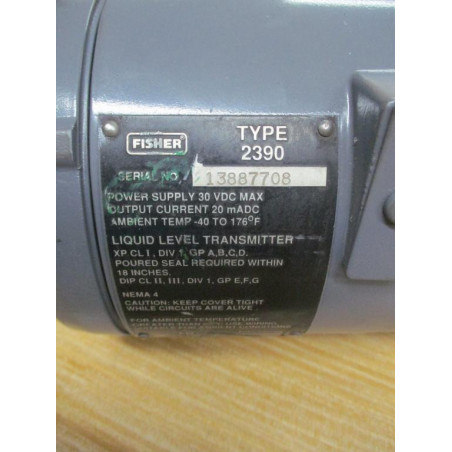 Fisher 2390 Liquid Level Transmitter - New No Box