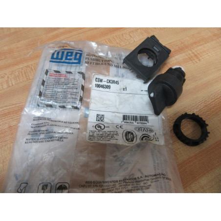 WEG CSW-CK3R45 Selector Switch 3-Pos 10046309