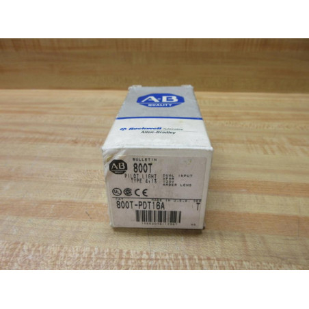 Allen Bradley 800T-PDT16A Pilot Light 800TPDT16A EMPTY BOX ONLY!