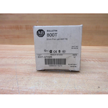 Allen Bradley 800T-QTH2R Button 800TQTH2R EMPTY BOX ONLY!