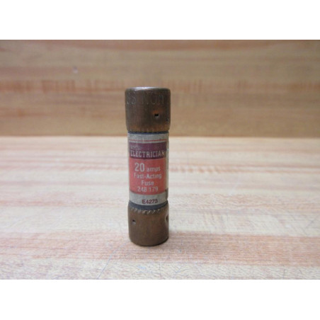 Buss E4273 Master Electrician Fuse 20 Amp (Pack of 5) - New No Box