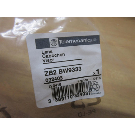 Telemecanique ZB2 BW9333 Green Lens 032403