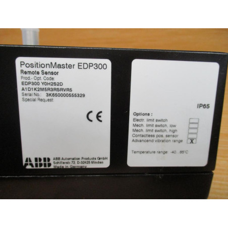 ABB EDP300 Position Master Digital Positioner Remote Sensor Only - New ...