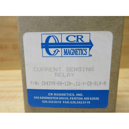 CR Magnetics CR4395-EH-120-.11-X-CD-ELR-R Current Sensing Relay