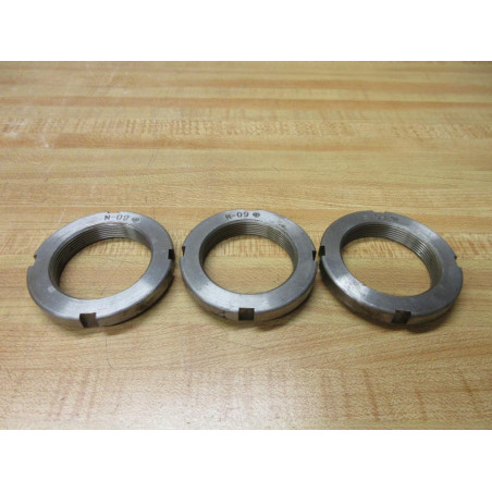 Whittet-Higgins N-09 Bearing Locknut N09 (Pack of 3) - New No Box