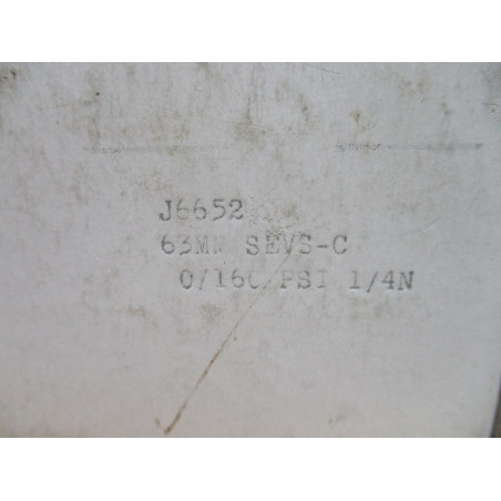 Marsh Bellofram J6652 Severe Service Gauge