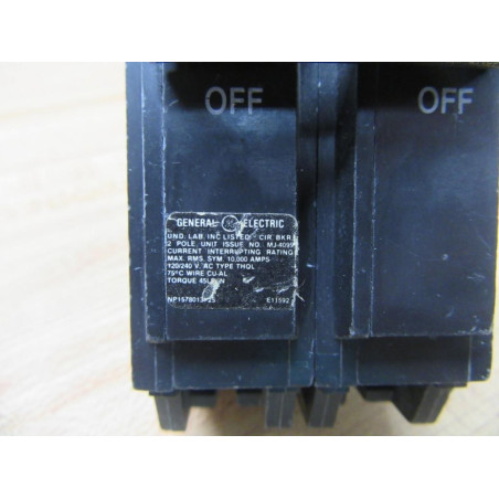 General Electric THQL2100 Circuit Breaker 2P 100A GE - Used